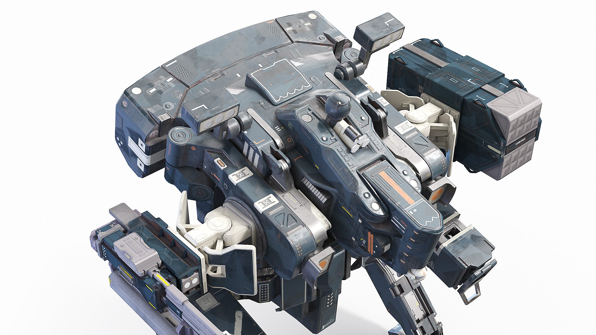 3D 3d Assault Mech Model - TurboSquid 1915924