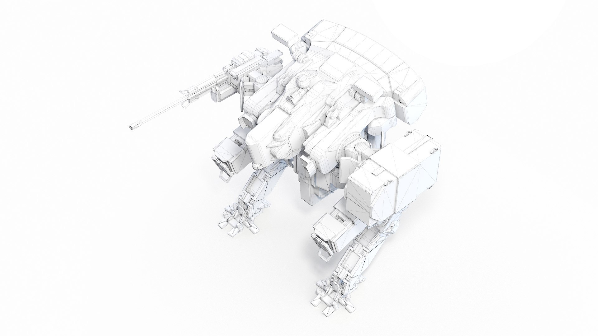 3D 3d Assault Mech Model - TurboSquid 1915924