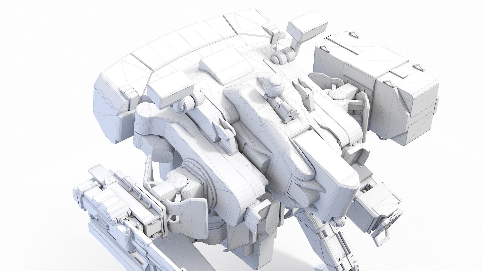 3D 3d Assault Mech Model - TurboSquid 1915924