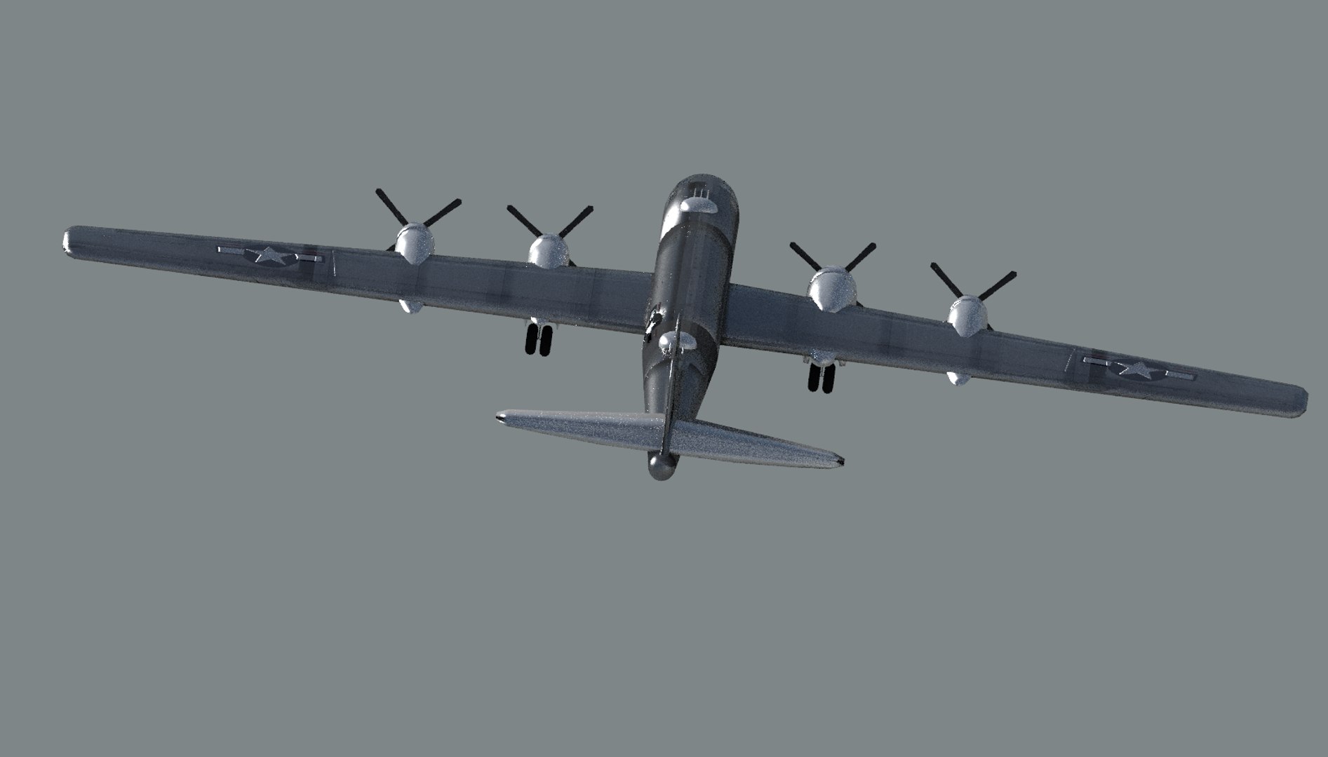 3d Model B-29 Superfortress