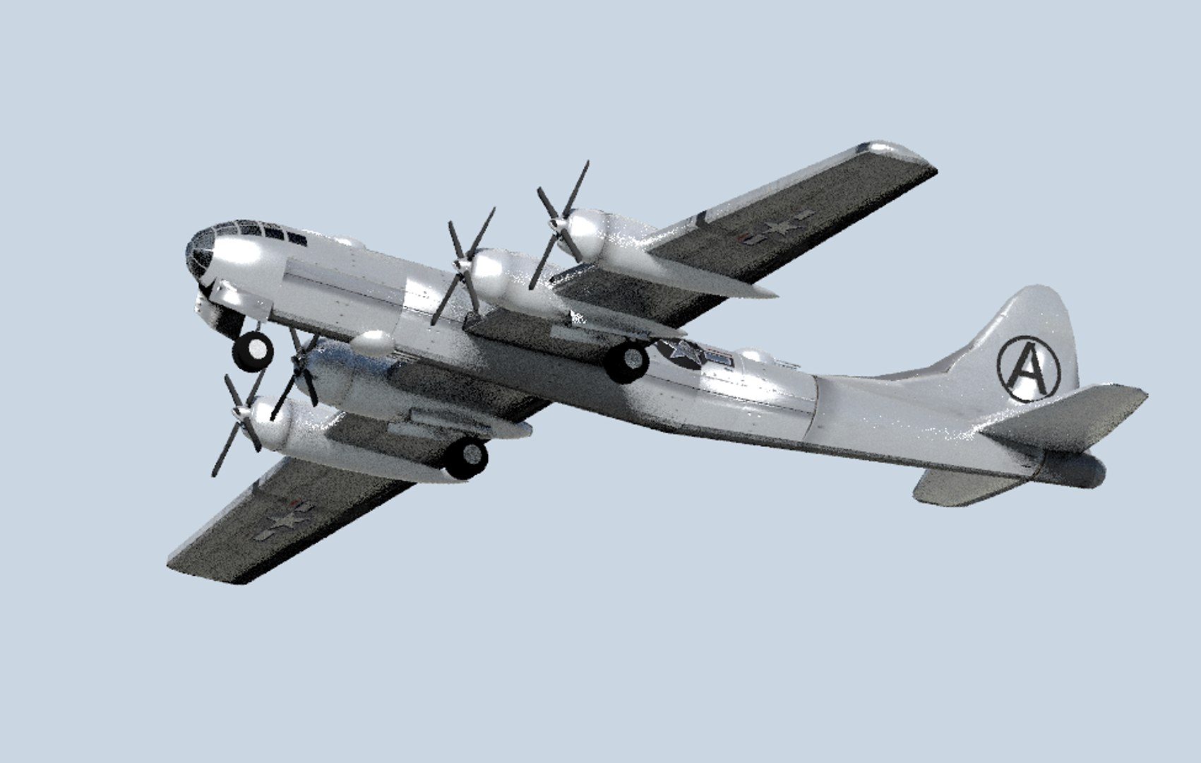 3d Model B-29 Superfortress