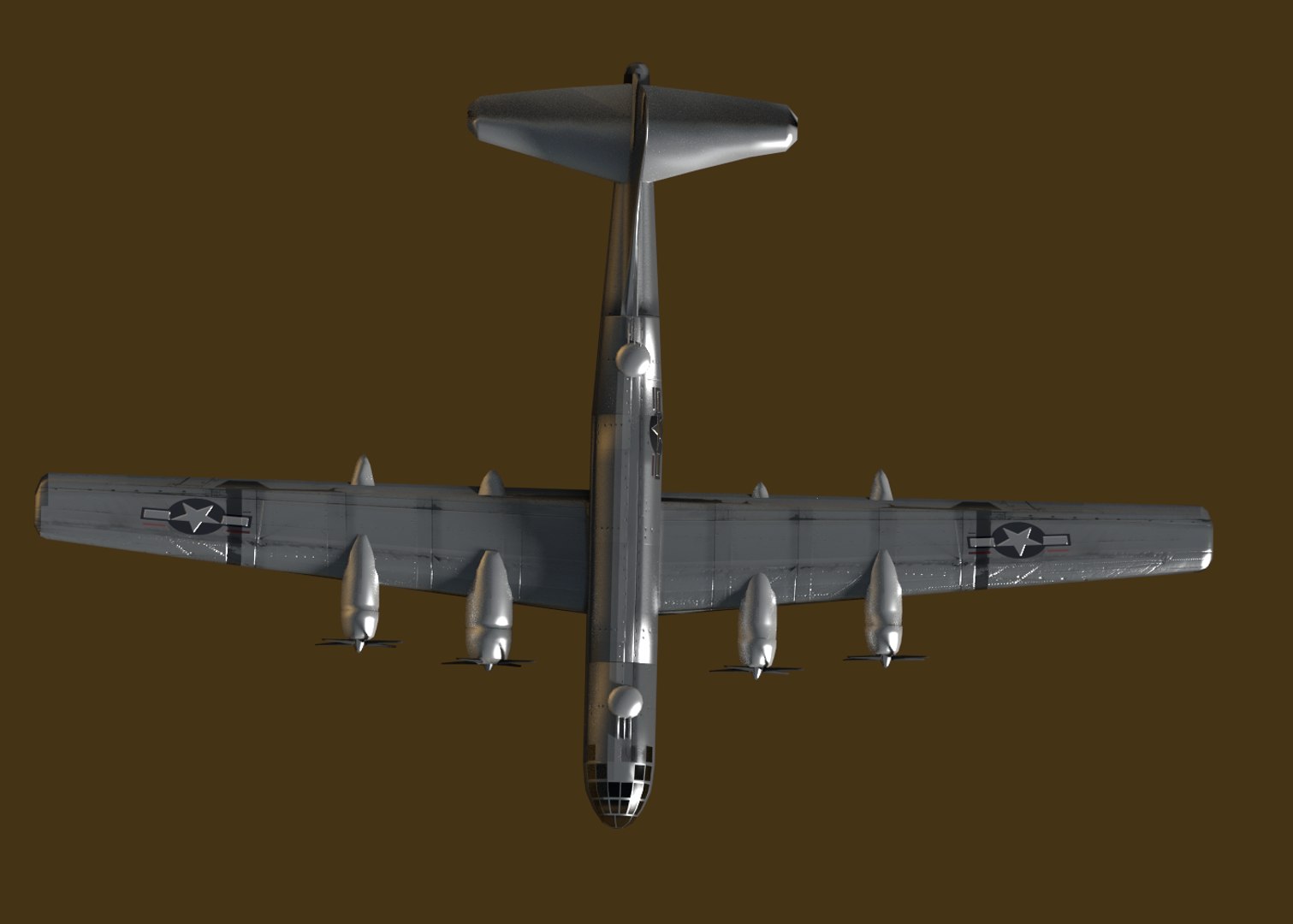 3d Model B-29 Superfortress