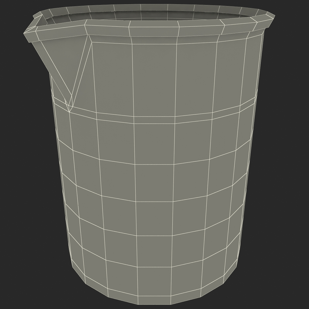 3ds max beaker 500 ml
