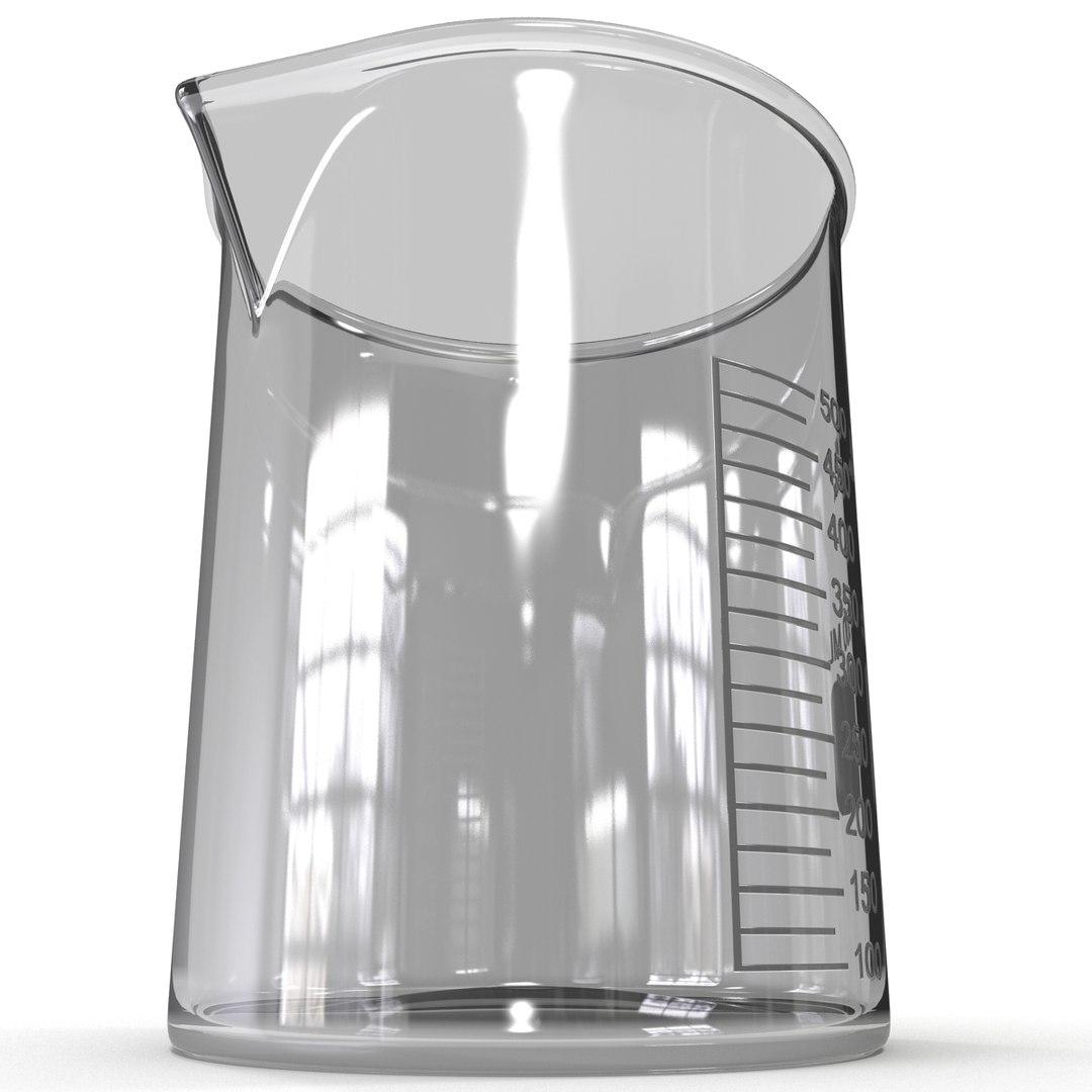 3ds max beaker 500 ml