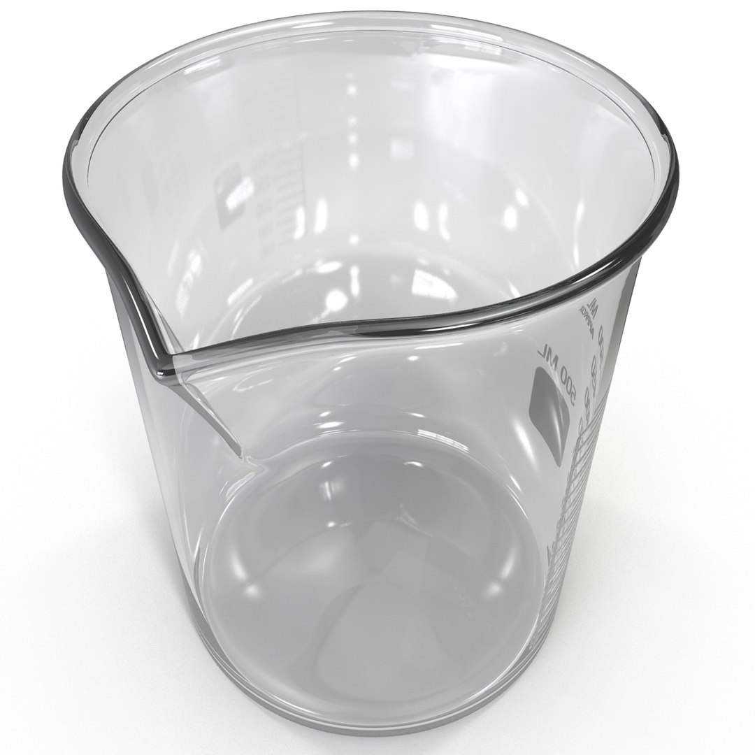 3ds max beaker 500 ml