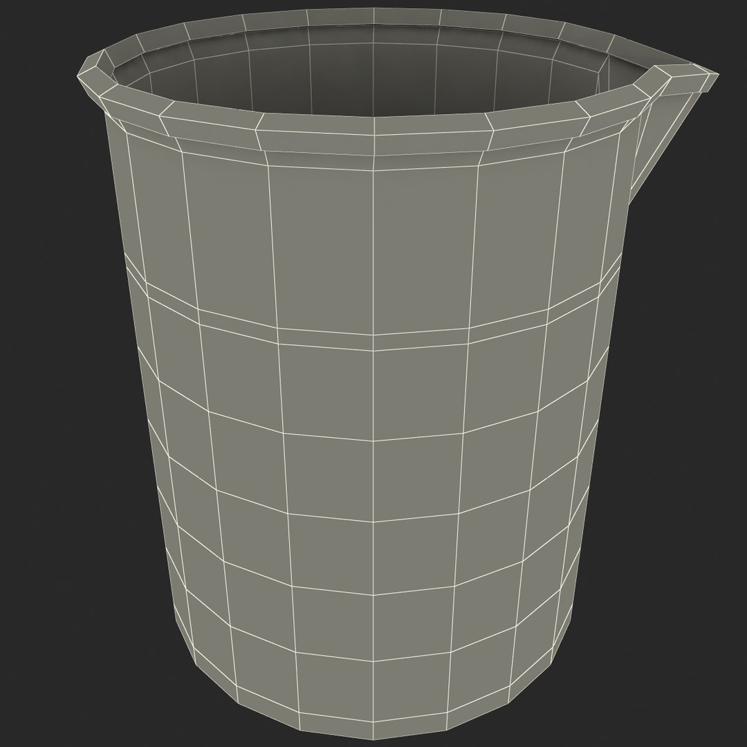 3ds max beaker 500 ml