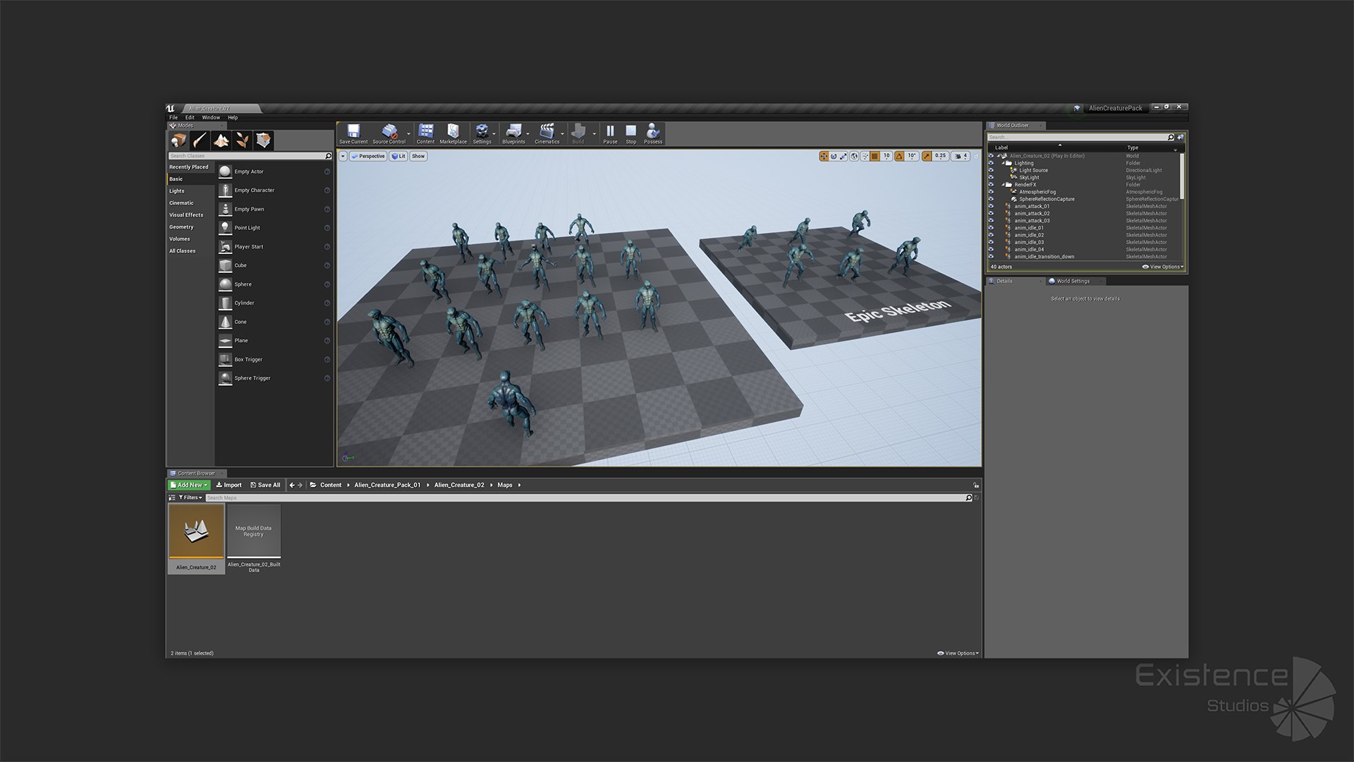 Alien Creature Pack 01 - Stylized Monsters - Animation Fantasy UFO ...