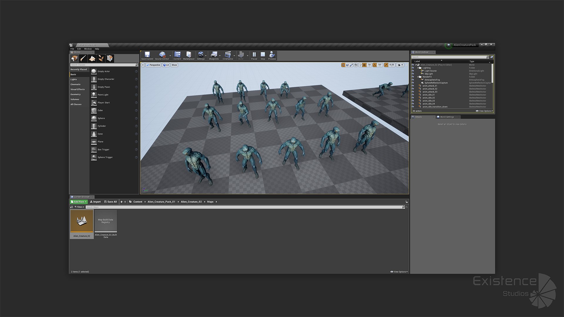 Alien Creature Pack 01 - Stylized Monsters - Animation Fantasy UFO Predator - 41 3D Model ...