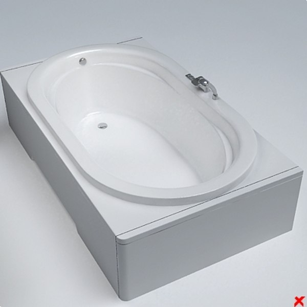 3d model bath