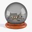 3d snow globe model