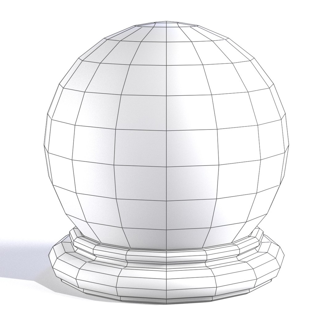 3d snow globe model
