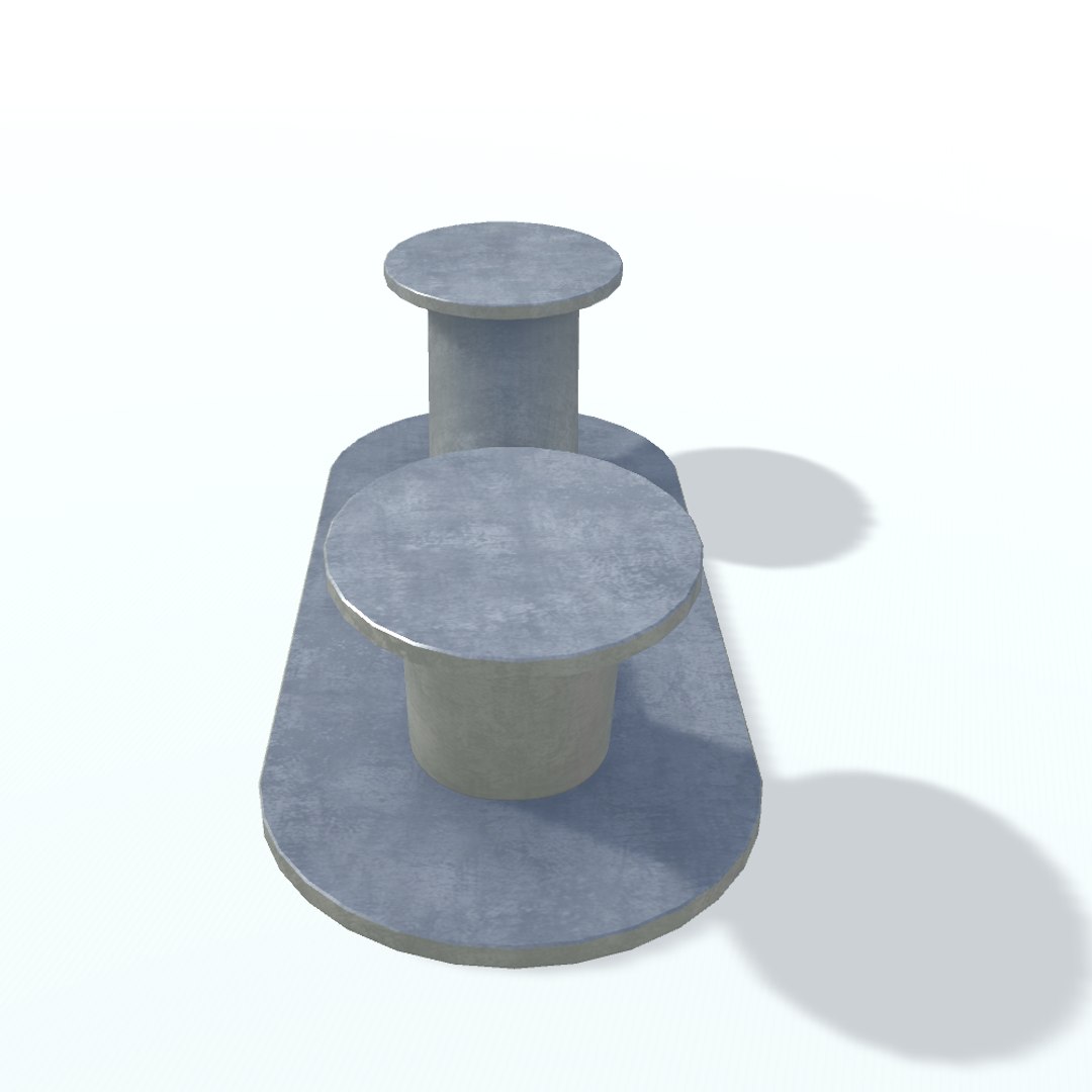 3D Ship Bollard C - TurboSquid 1279463