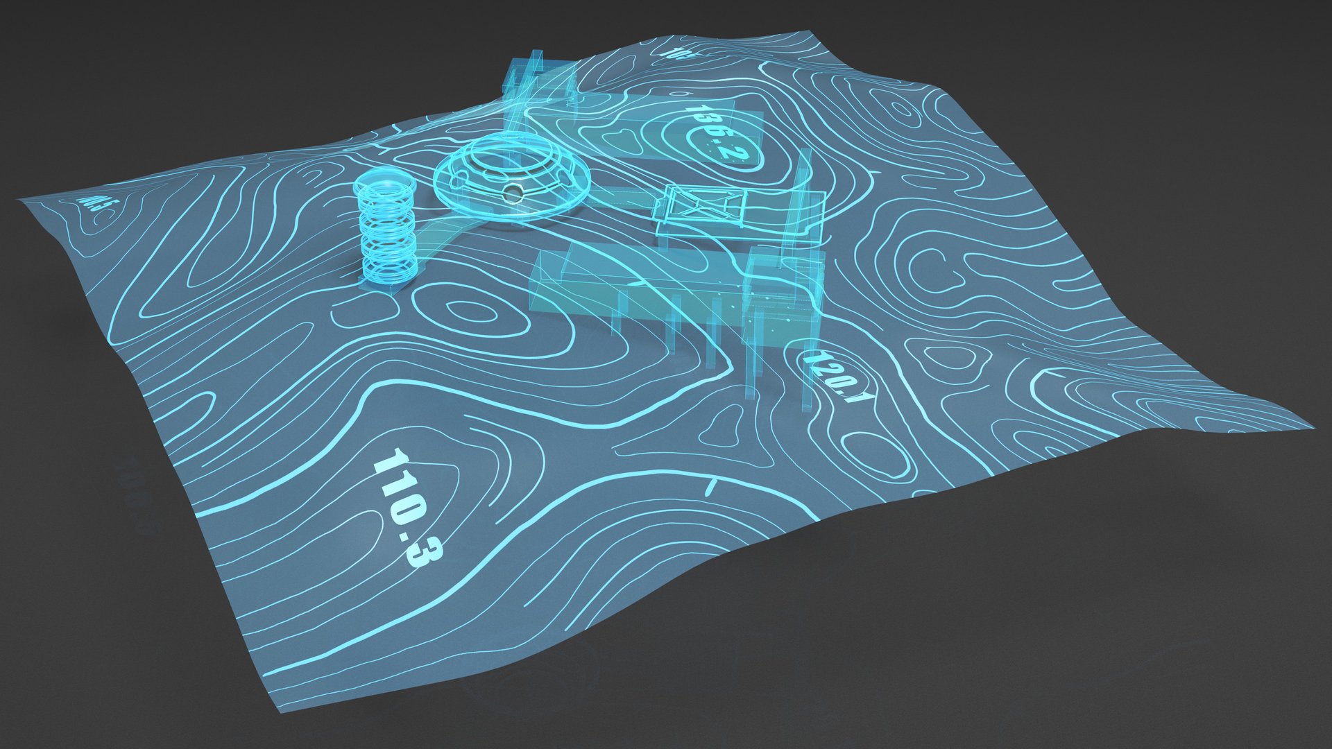 Sci-fi hologram 3D model - TurboSquid 1681741