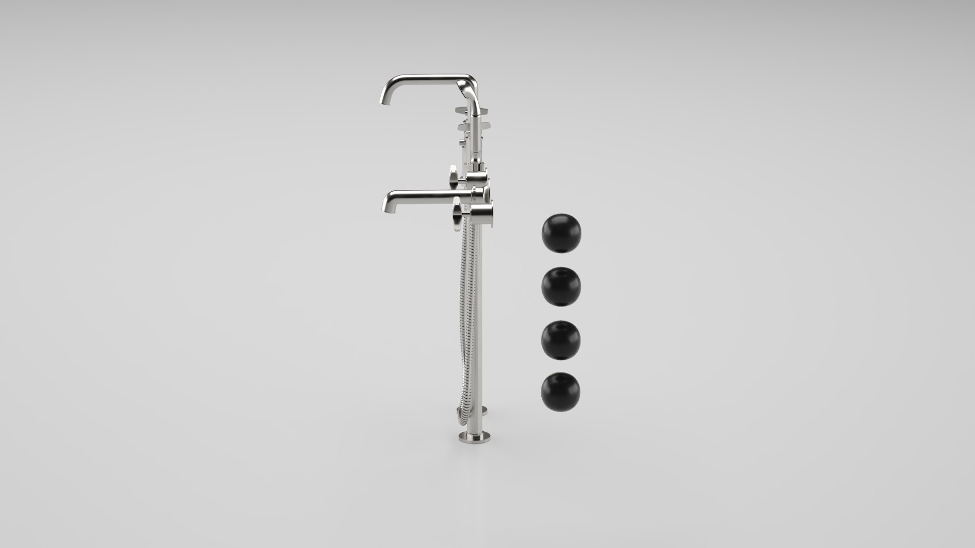 3D Model Henry Chronos Waterworks Mixer - TurboSquid 2374696