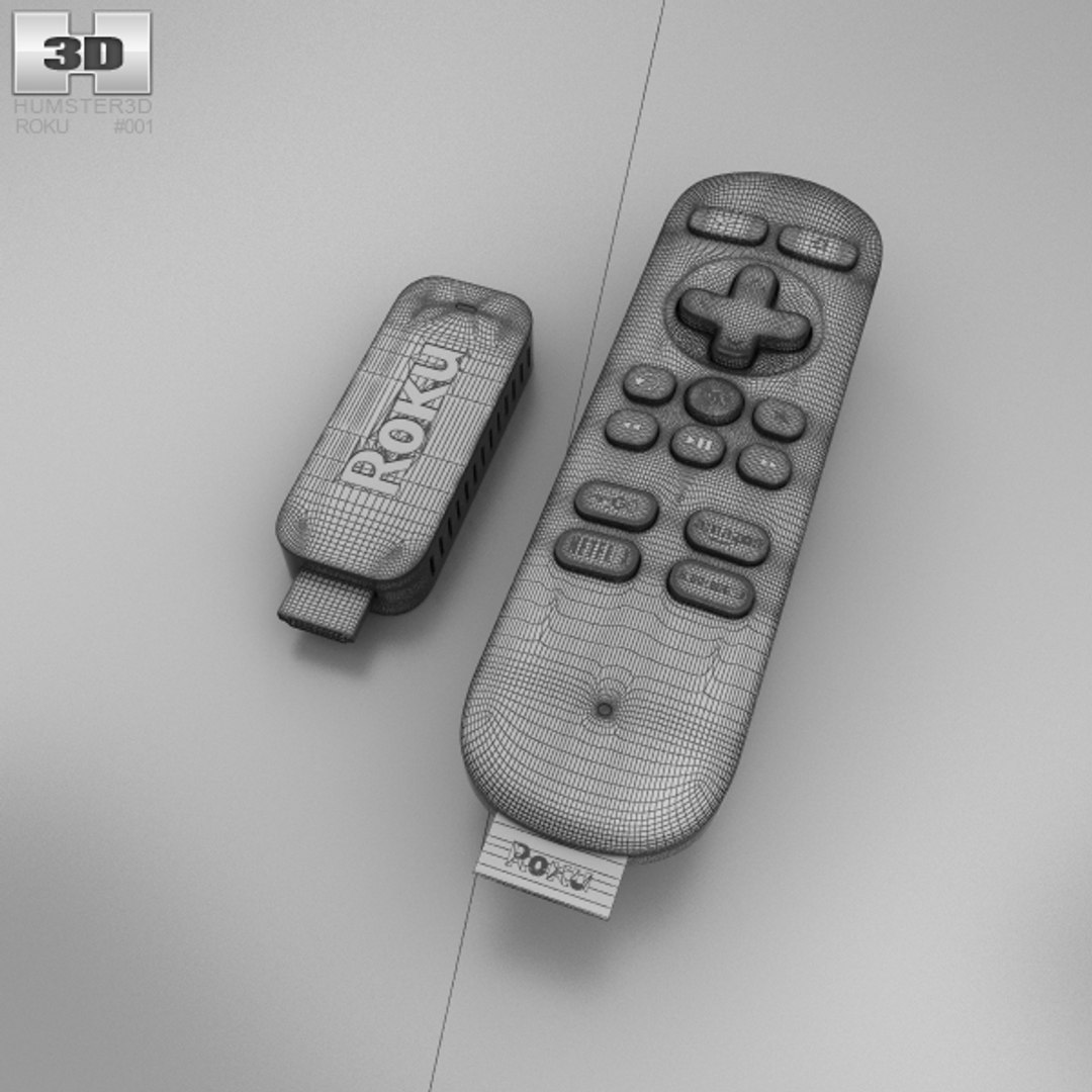 3D Roku Streaming Stick - TurboSquid 1246616