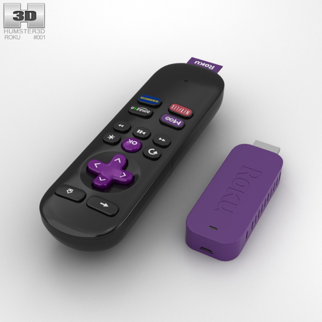 3D Roku Streaming Stick - TurboSquid 1246616