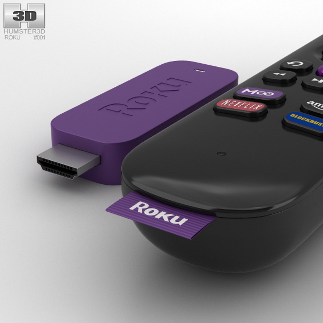 3D Roku Streaming Stick - TurboSquid 1246616