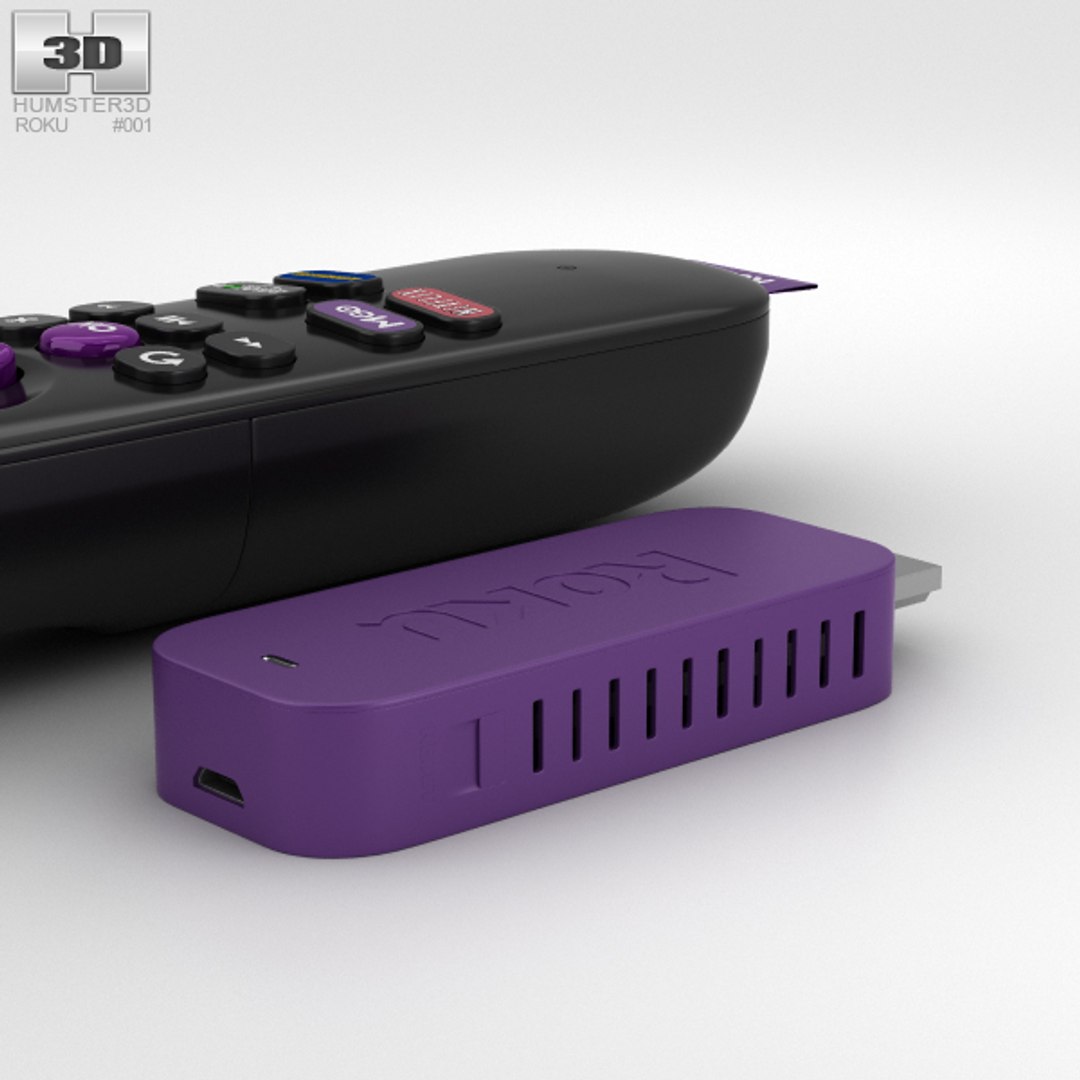 3D Roku Streaming Stick - TurboSquid 1246616