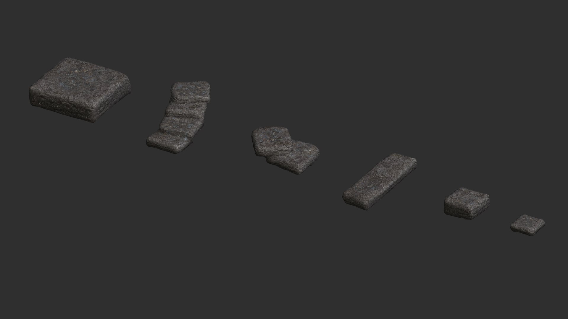Stone Platforms 3D Model - TurboSquid 1905402