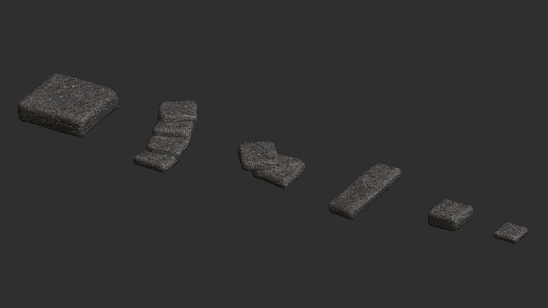Stone Platforms 3D Model - TurboSquid 1905402