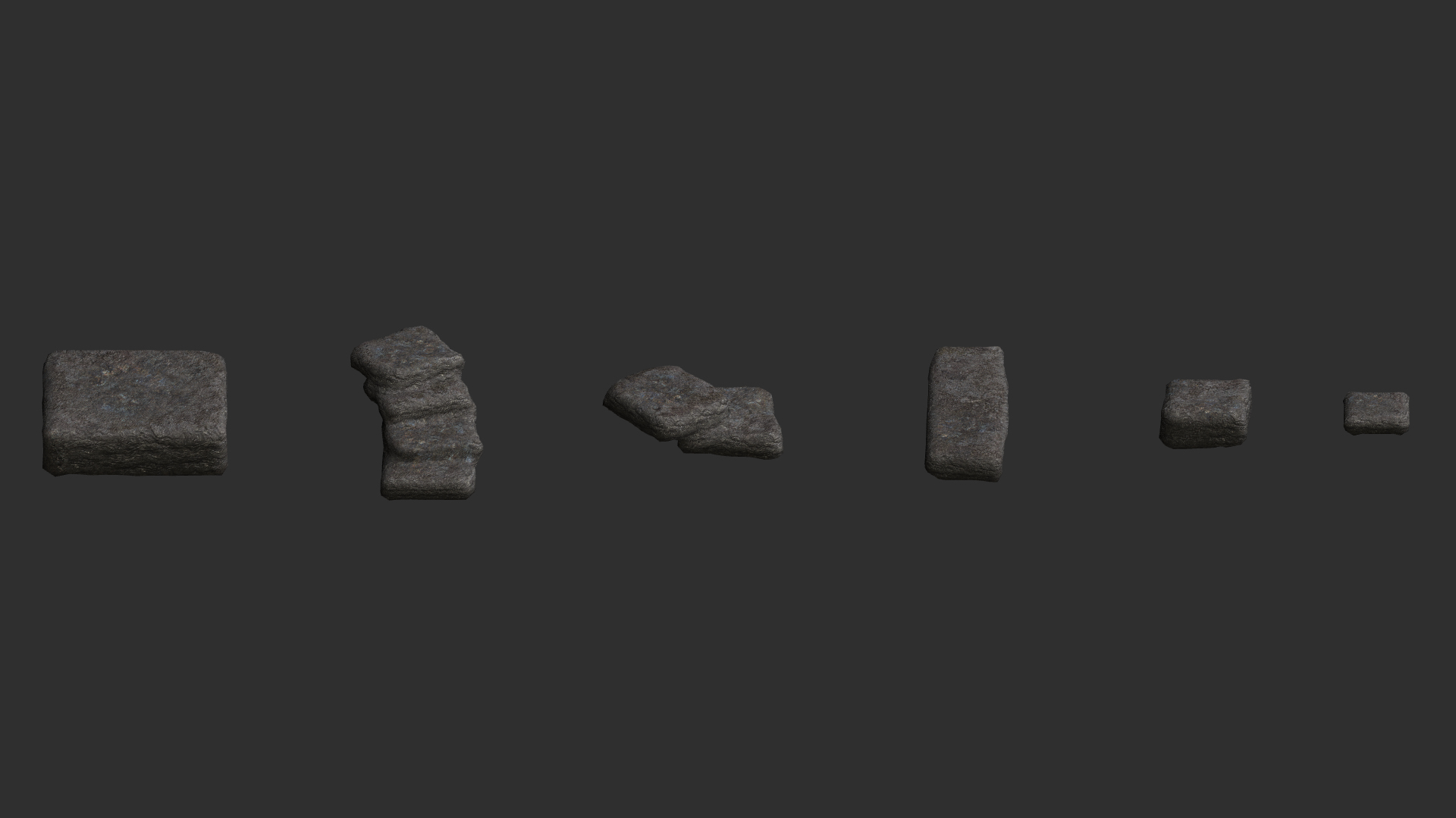 Stone Platforms 3D model - TurboSquid 1905402