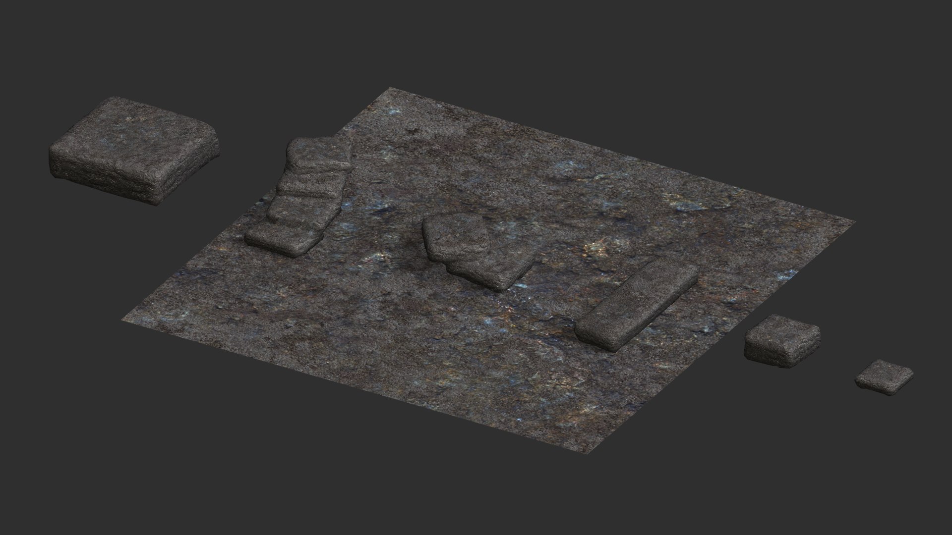 Stone Platforms 3D Model - TurboSquid 1905402