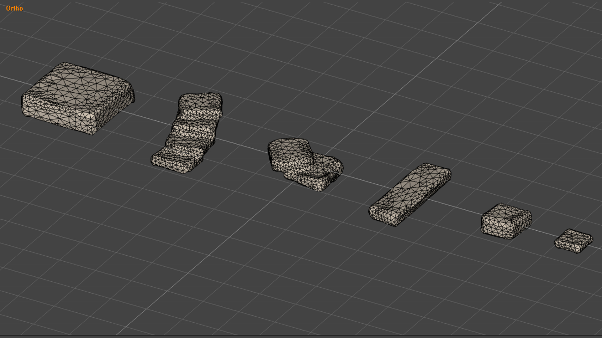 Stone Platforms 3D model - TurboSquid 1905402