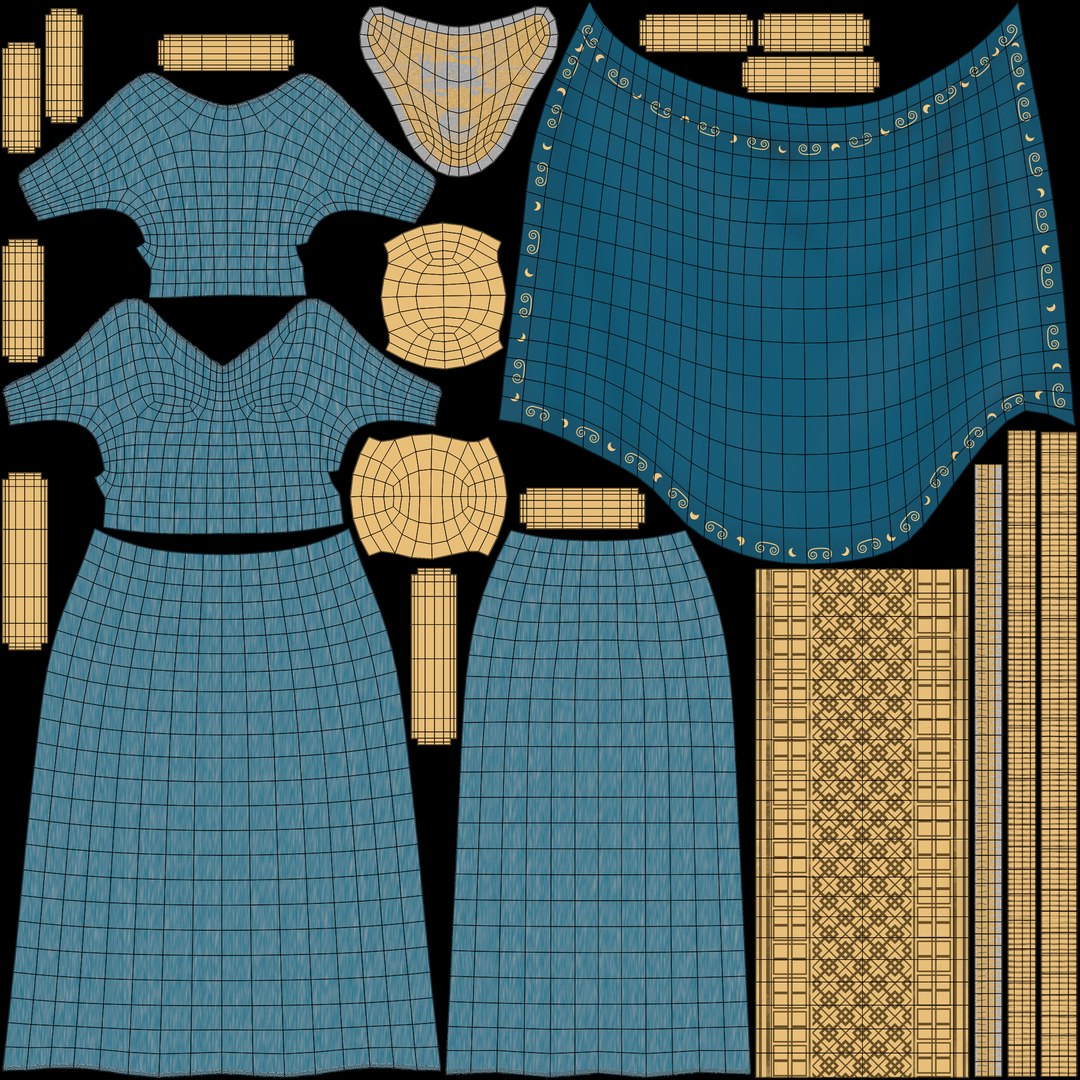 3D Model Ancient Greek Woman Dress - TurboSquid 1916472