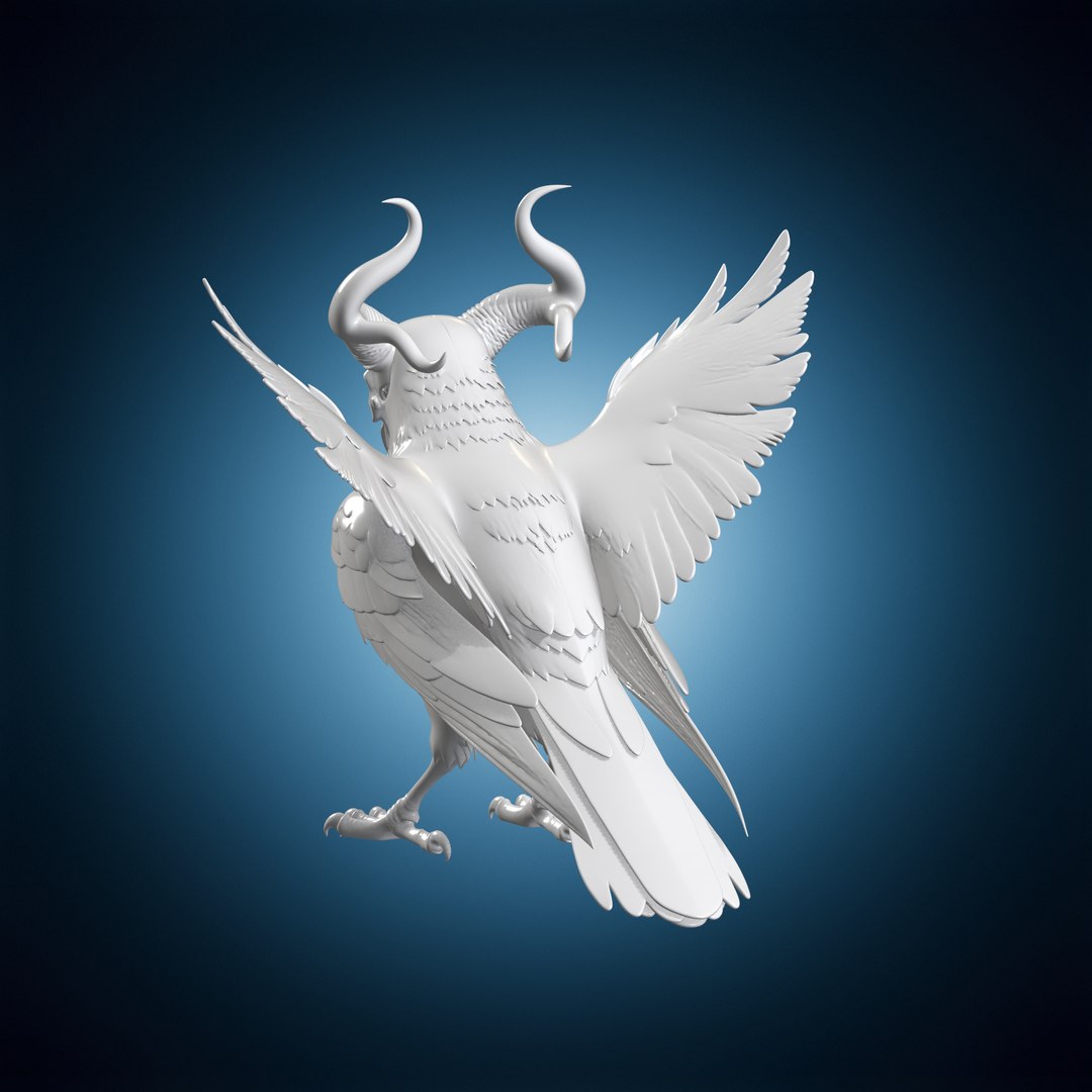 Ram Skull Raven Perch 3D Print Model 3D - TurboSquid 2548808
