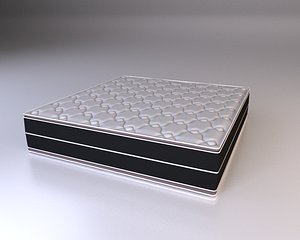 3D Mattress Bed Furniture Model - TurboSquid 1693461
