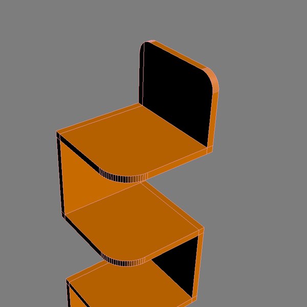 3d model shelf corner 2011