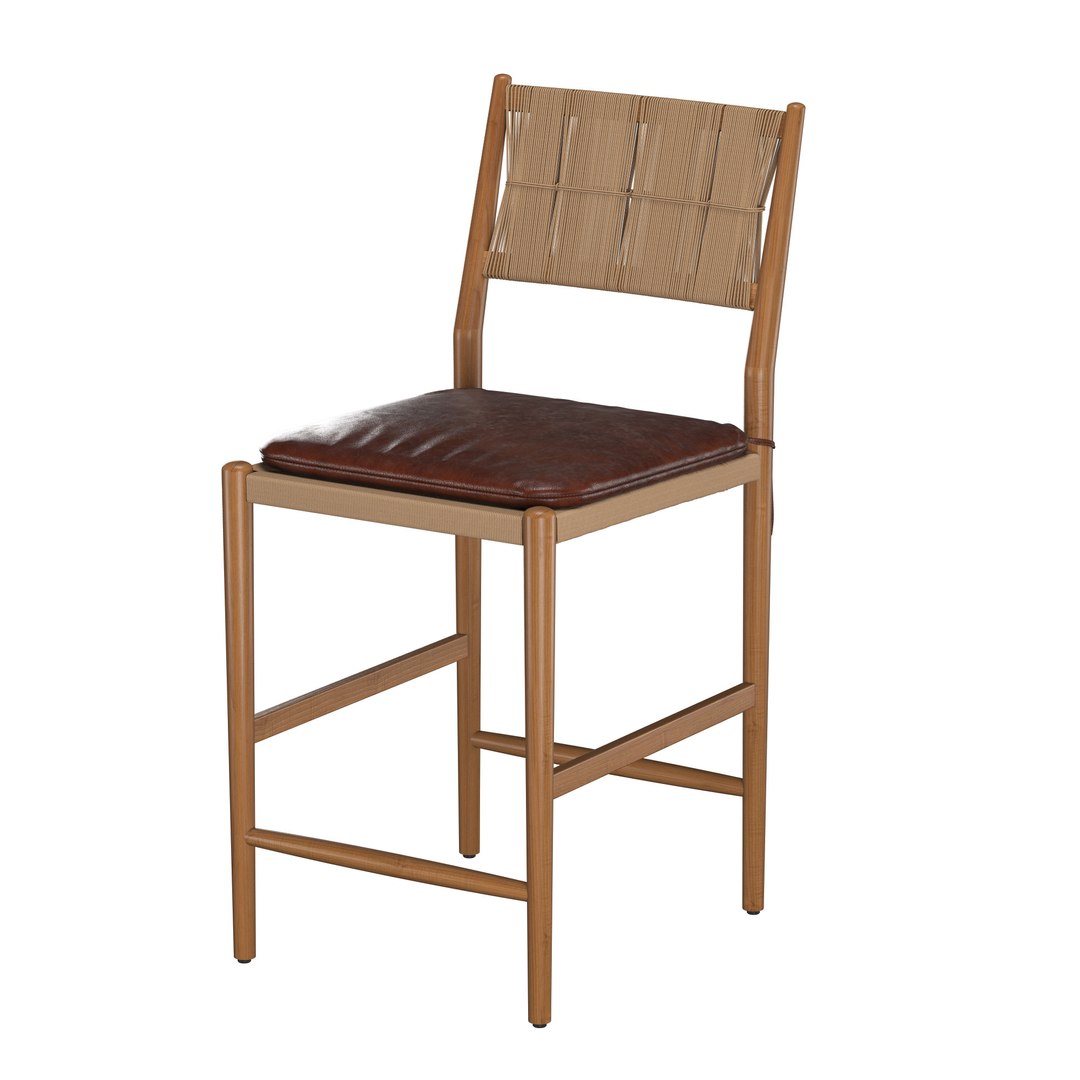 Dara Bar Counter Stool 3D Model - TurboSquid 2367329