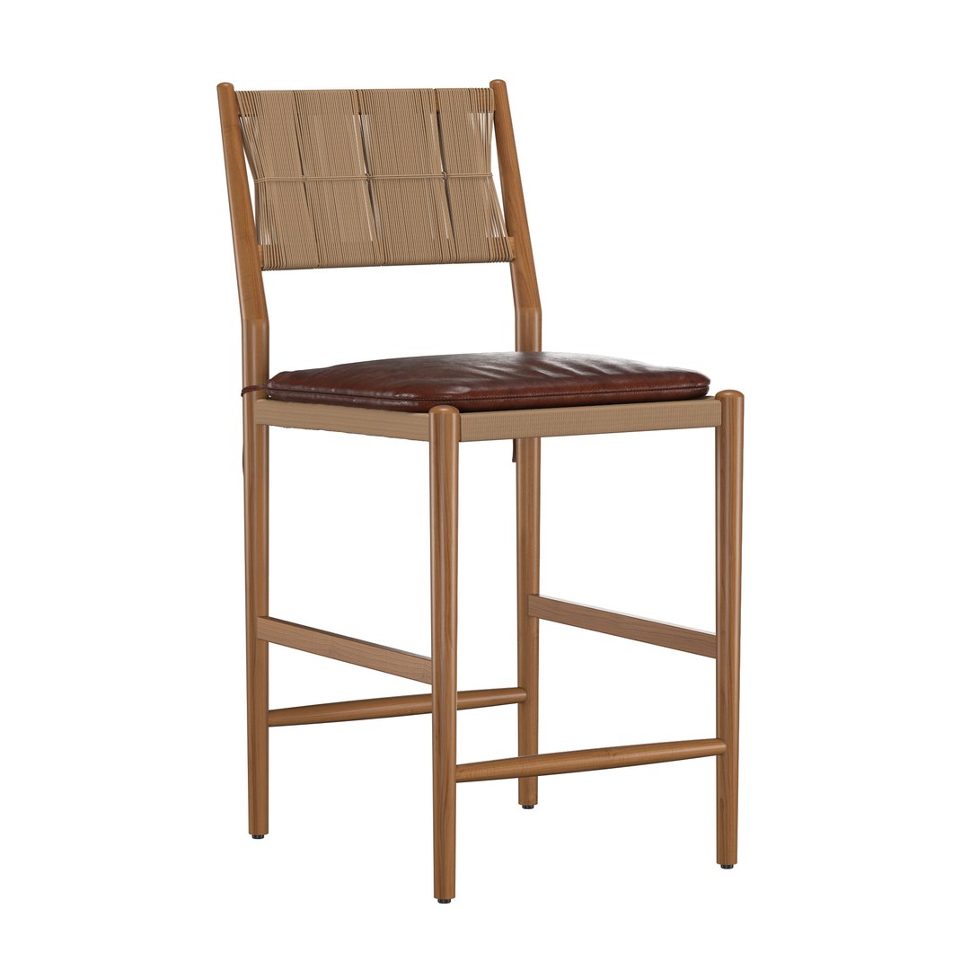 Dara Bar Counter Stool 3D Model - TurboSquid 2367329