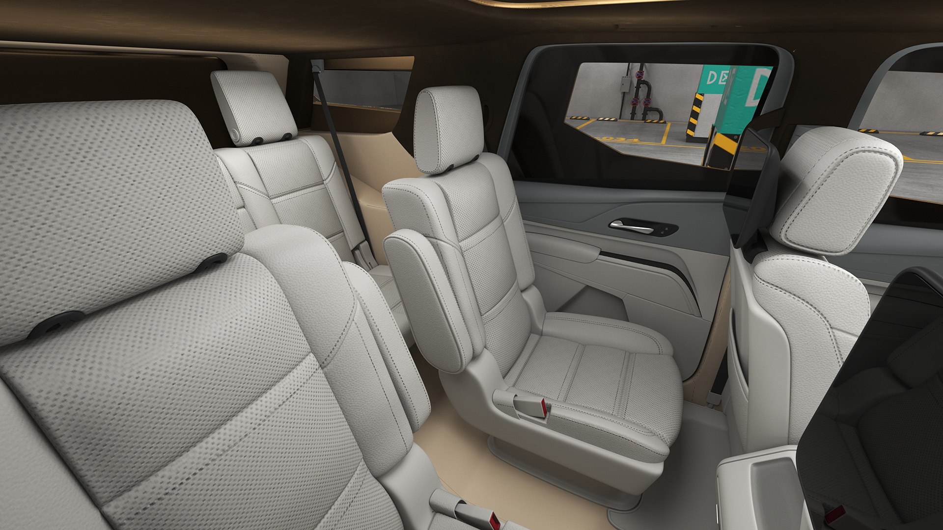 Armored Sand Colored SUV With Lights Off Rigged - TurboSquid 2268801