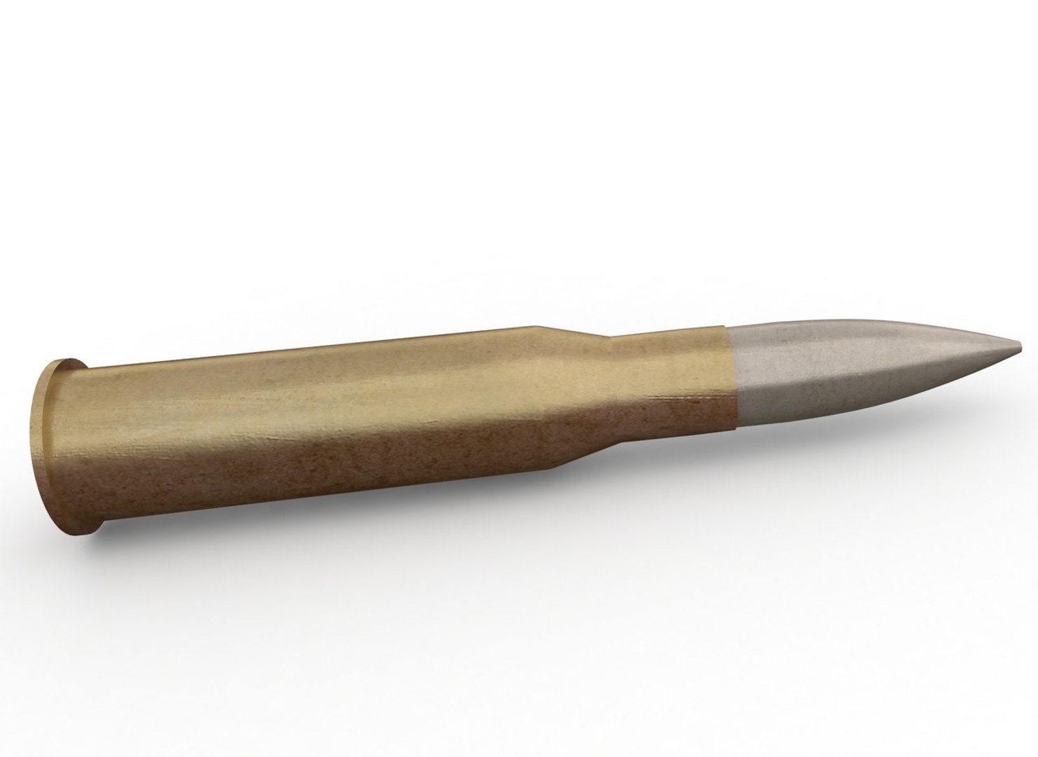 Mosin Rifle Cartridge 3d Model