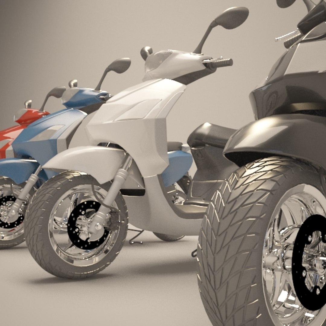 3d best motocycle render model