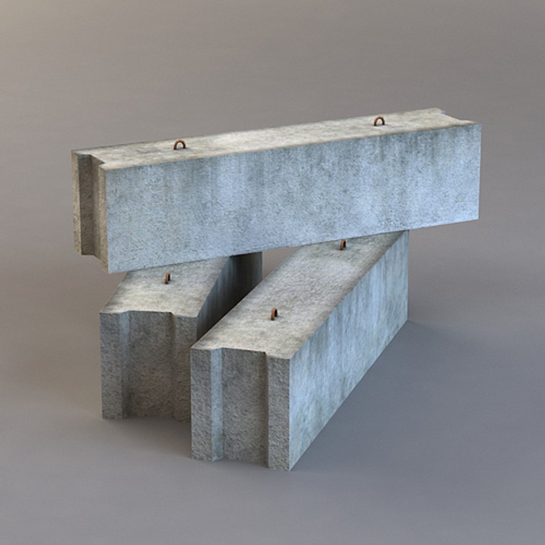 concrete blocks 3ds