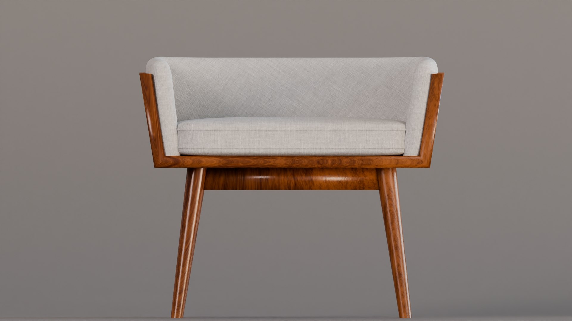 3D Grey Wood Sofa Chair Candleholder 3D Model True Renders UV 4K PBR ...