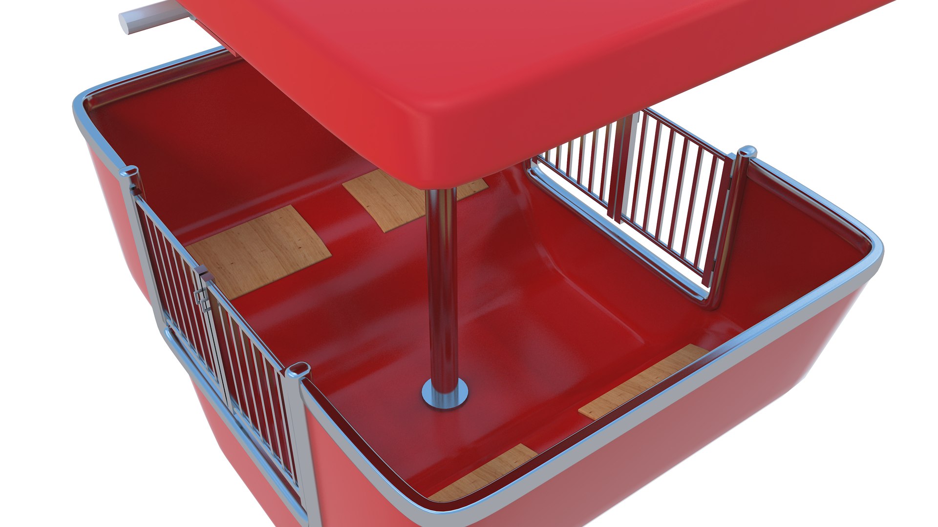 3D Ferris Wheel Car - Red - TurboSquid 1910275