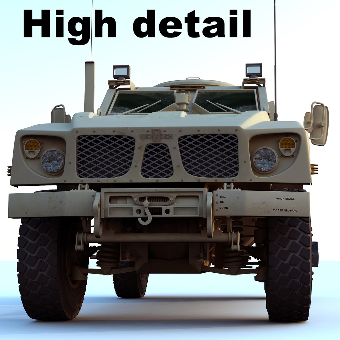 M-atv Military Vehicle 3d Max
