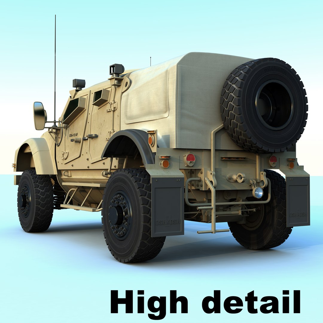 M-atv Military Vehicle 3d Max