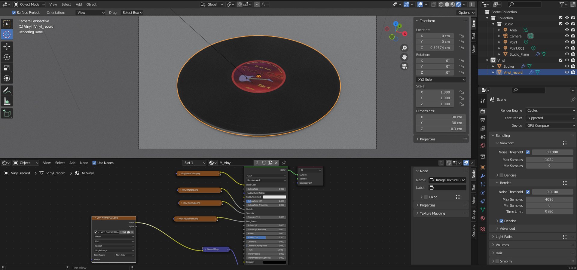 Vinyl 3D - TurboSquid 2082751