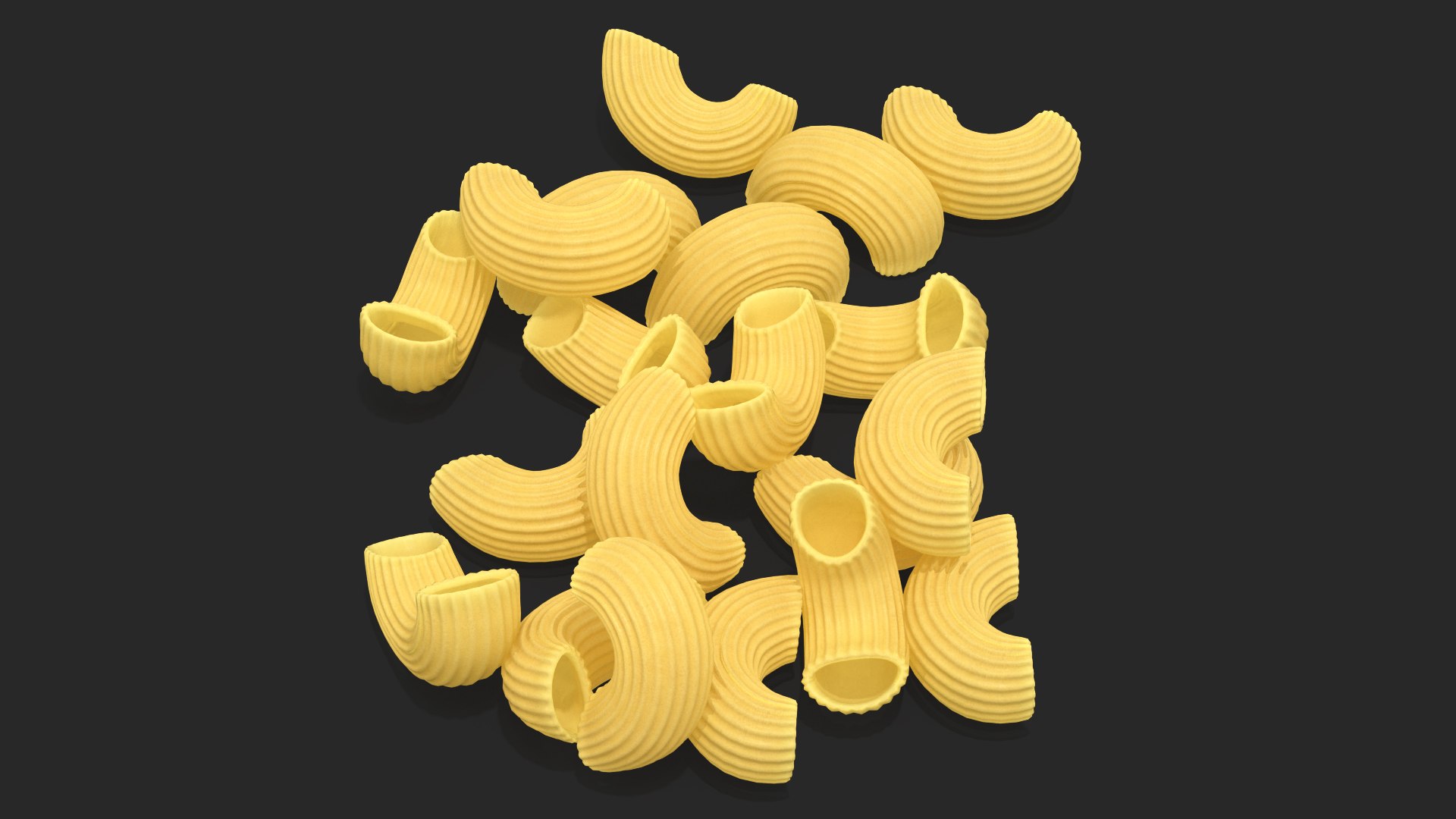 Elbows Pasta 3D Model - TurboSquid 1509507