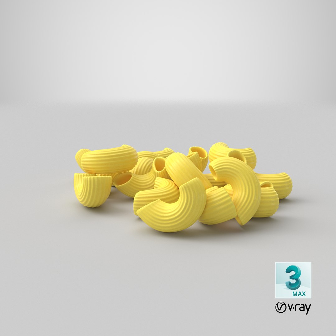 Elbows Pasta 3D Model - TurboSquid 1509507