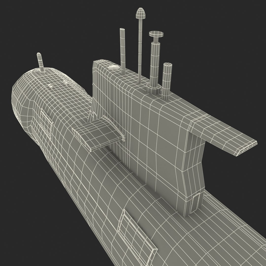 collins class submarine 3d lwo