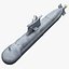 3d subs collins class submarines model
