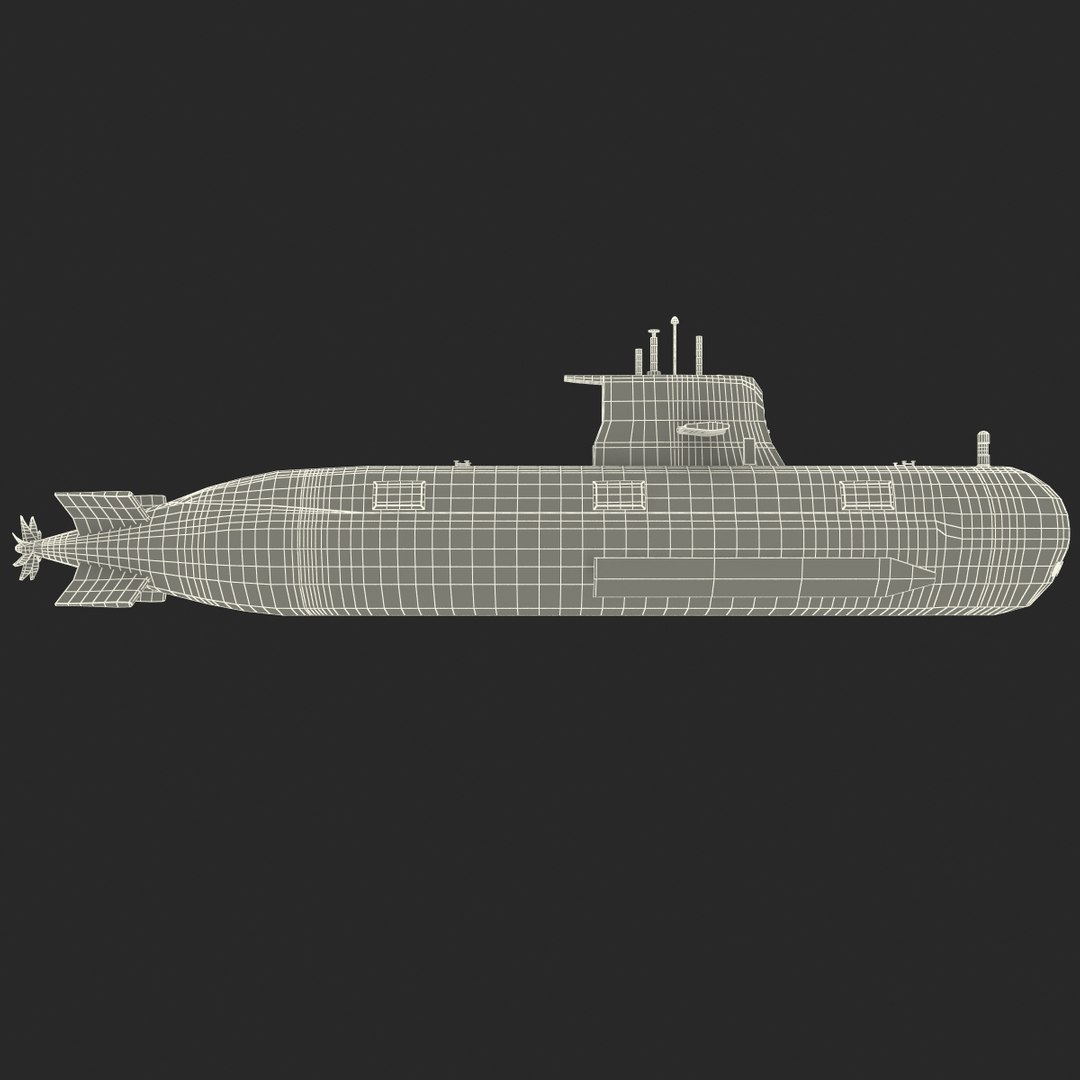 collins class submarine 3d lwo