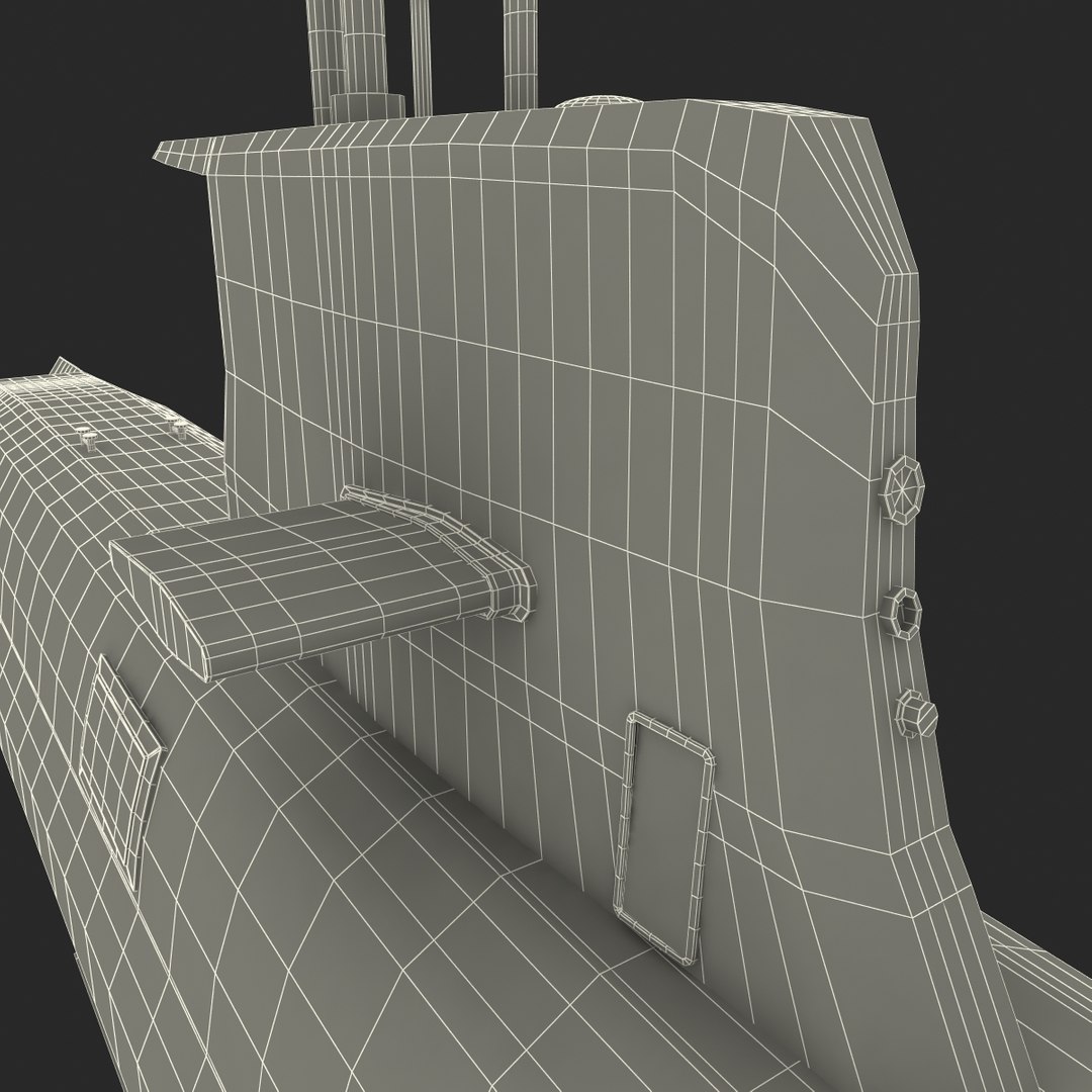 collins class submarine 3d lwo