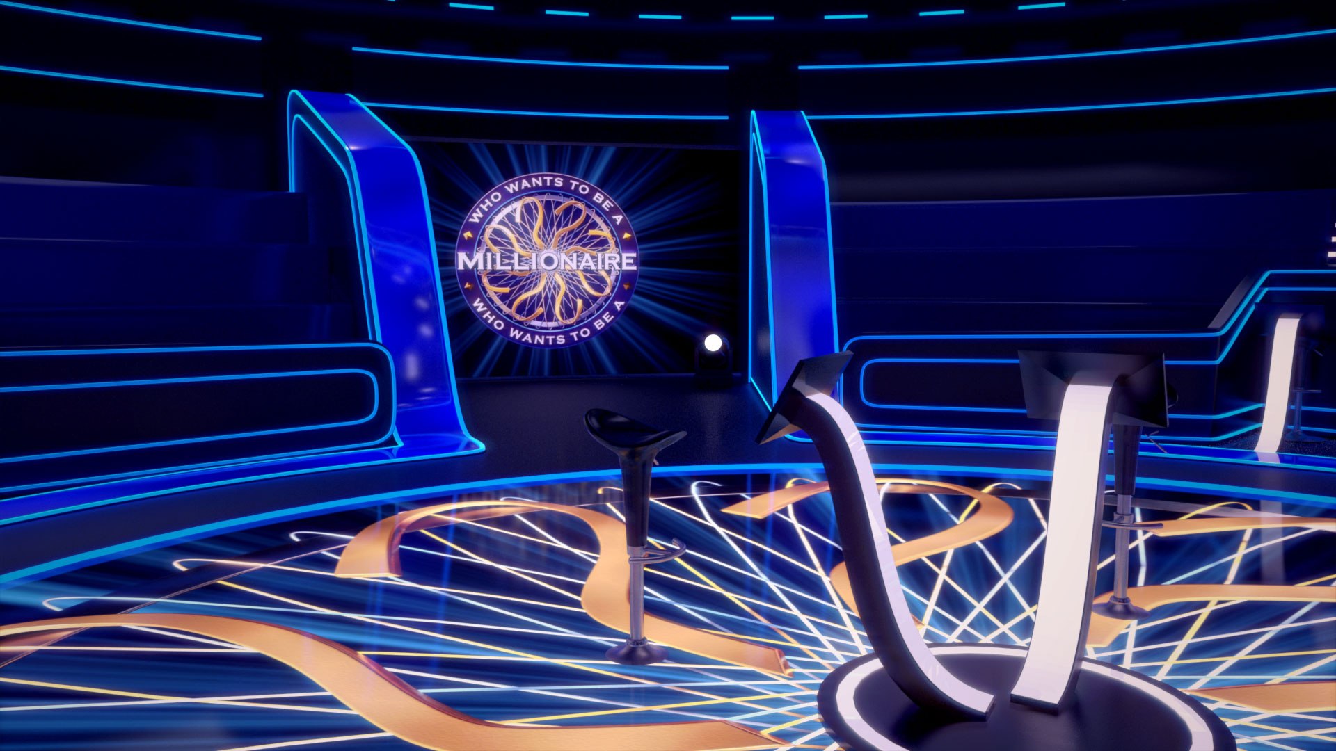 3D Who Wants To Be A Millionaire TV Studio International Set ...