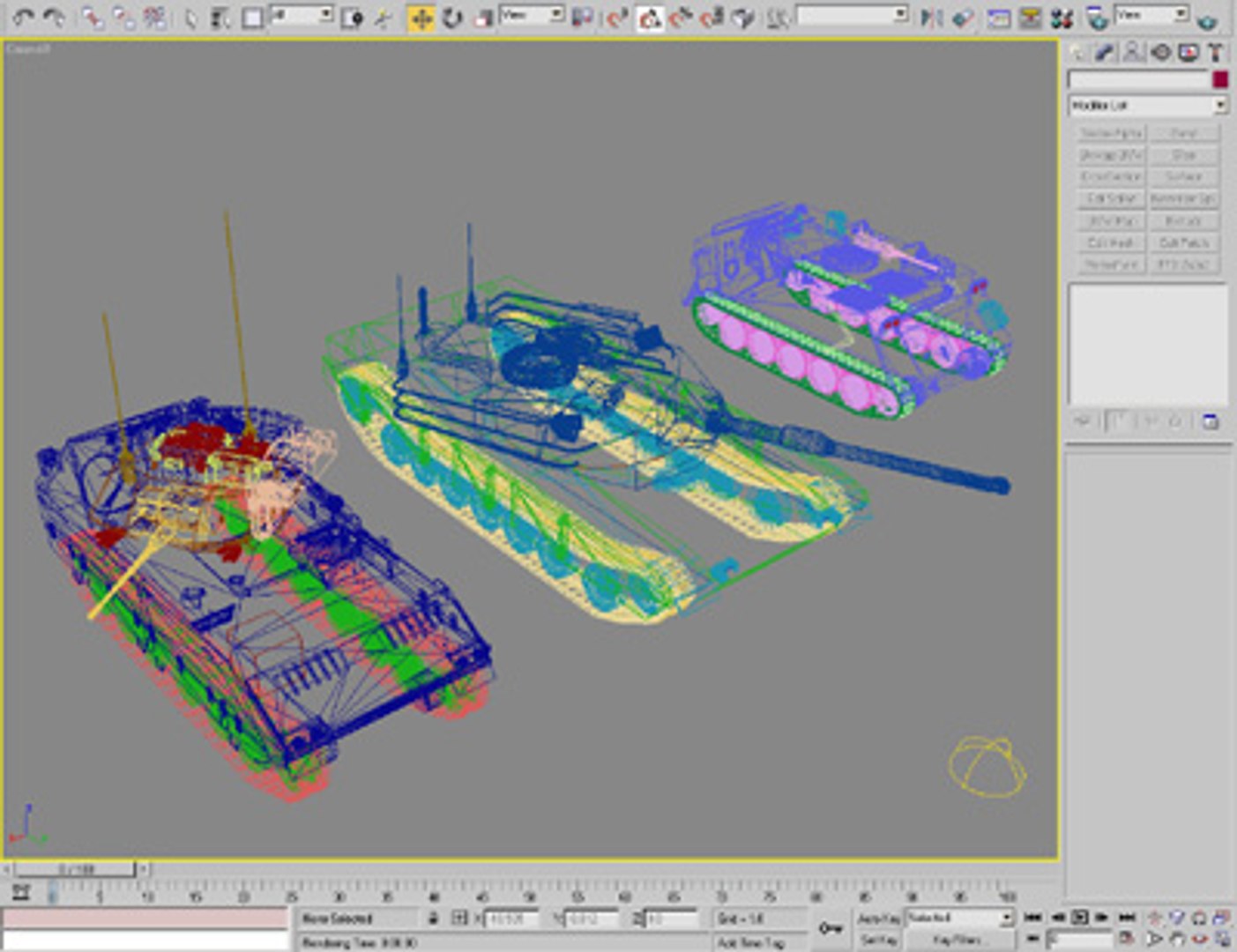 Army Vehicles Abrams 3d Model